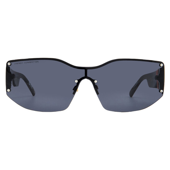 French Connection FC 25 77 BLK Smoke Geometric Ladies Sunglasses ...