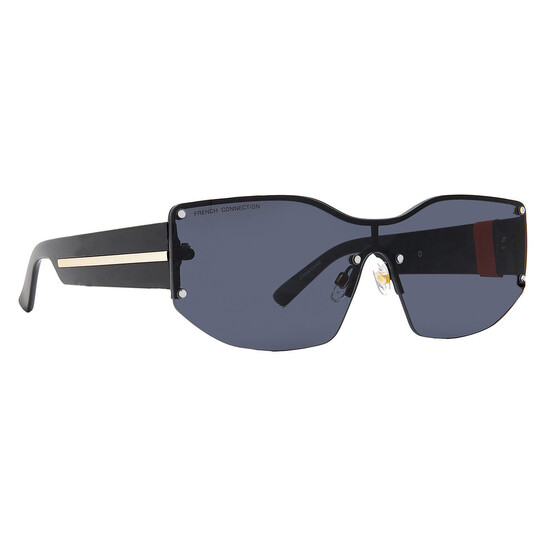 French Connection FC 25 77 BLK Smoke Geometric Ladies Sunglasses ...