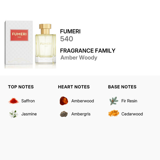 Fumeri Unisex 540 EDP Spray 3.3 oz Fragrances 6297001612064 ...