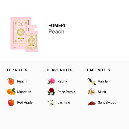 Fumeri Unisex Peach EDP Spray 3.4 oz Fragrances 6297001612279 ...