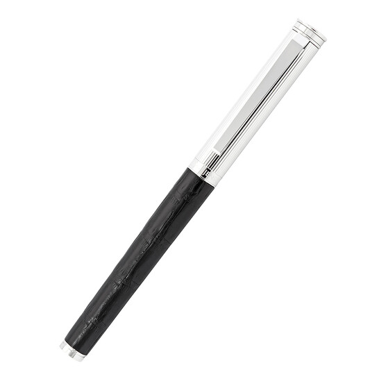 Georg Jensen Bespoke All Black Alligator Fountain Pen 3585128 ...