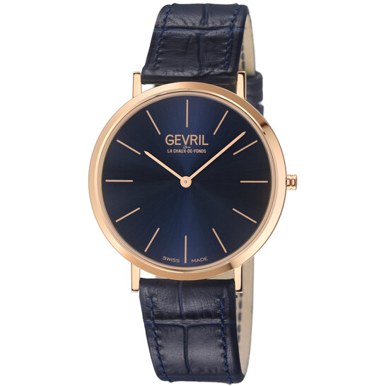 Gevril Five Points Automatic Blue Dial Men's Watch GV350.14.62 840840147776 - Watches, Five ...