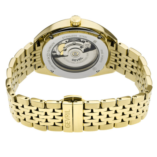Gevril Five Points Automatic Silver Dial Men's Watch 48704 840840122391 ...