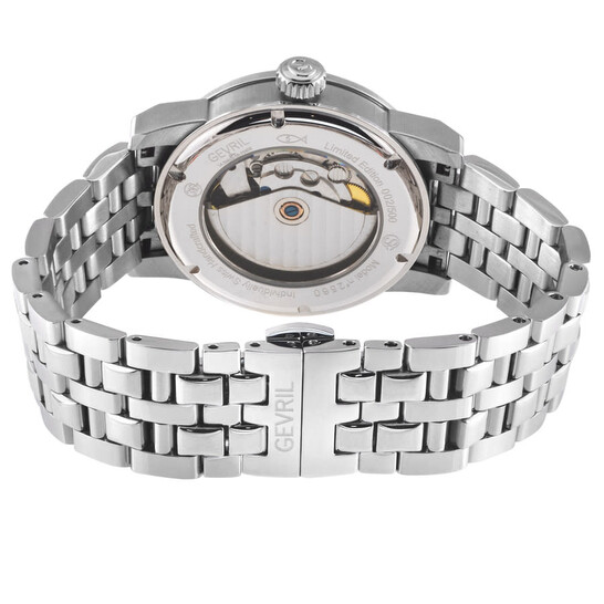 Gevril Madison Automatic Black Dial Men's Watch 2560B 840840149565 ...
