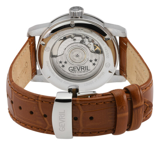 Gevril Madison Automatic Silver Dial Men's Watch 2502L 840840140425 ...