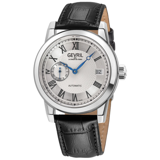 Gevril Madison Automatic White Dial Men's Watch 2563 840840149534 ...