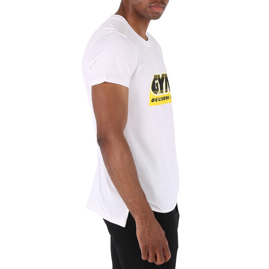Geym Men's T-Shirt White Geym Logo T-Shirt, Size X-Large CC18-601M ...