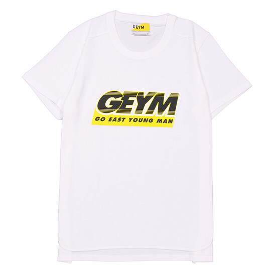 Geym Men's T-Shirt White Geym Logo T-Shirt, Size X-Large CC18-601M ...