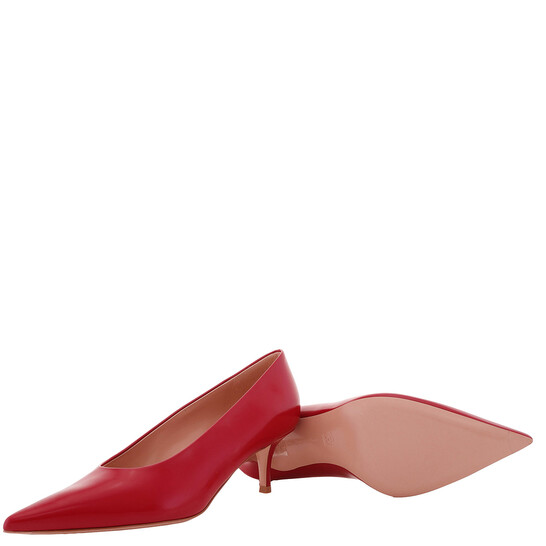 Gianvito Rossi Robbie 55 Leather Pumps, Brand Size 35 ( US Size 5 ...