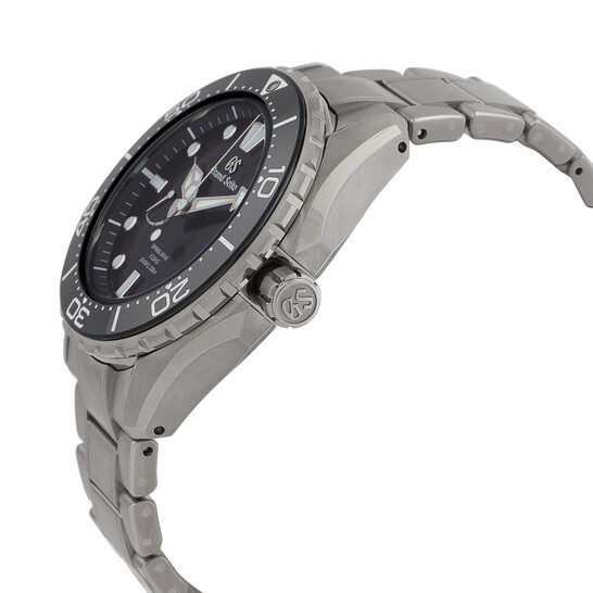 Grand Seiko Evolution 9 Spring Drive 5 Automatic Black Dial Men's Watch ...