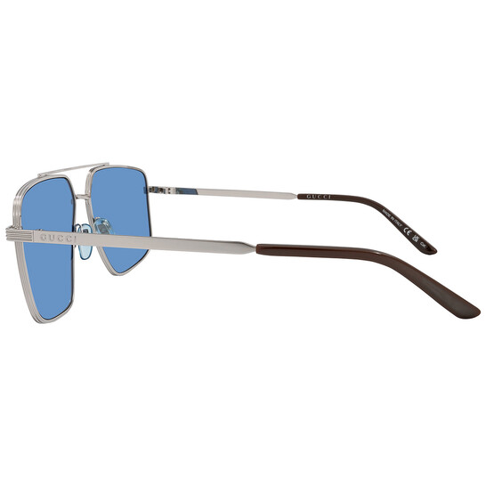 Gucci Blue Logo Navigator Men's Sunglasses GG0941S 004 60 889652325583 ...