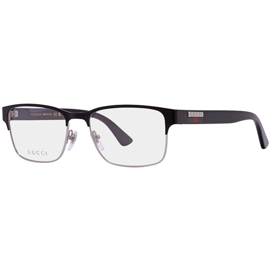 Gucci Demo Rectangular Men's Eyeglasses GG0750O 001 56 889652296784 ...