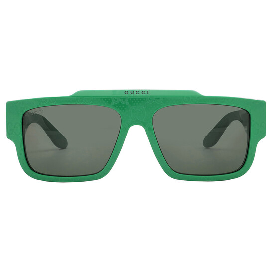 Gucci Green Browline Men's Sunglasses GG1460S 007 56 889652469188 ...