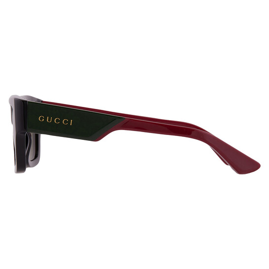 Gucci Green Square Men's Sunglasses GG1668S 003 52 889652498140 ...
