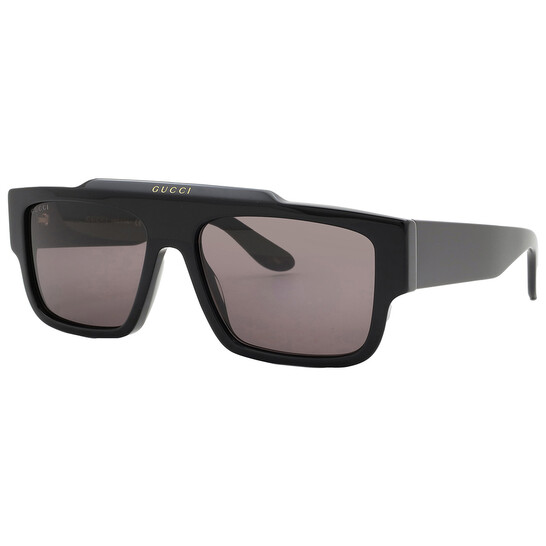 Gucci Grey Browline Men's Sunglasses GG1460S 001 56 889652438481 ...