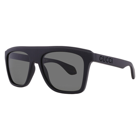 Gucci Grey Browline Men's Sunglasses GG1570S 001 57 889652469027 ...