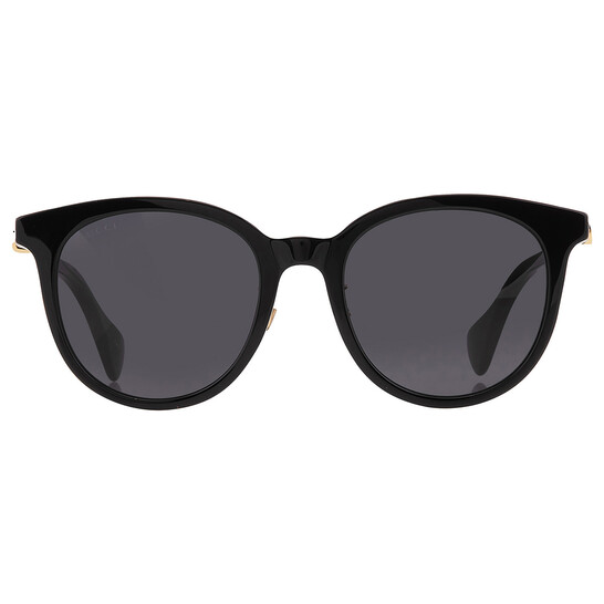 Gucci Grey Gradient Round Ladies Sunglasses GG1073SK 001 54 ...
