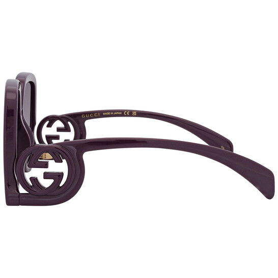 Gucci Grey Gradient Square Ladies Sunglasses GG1326S 003 58 ...