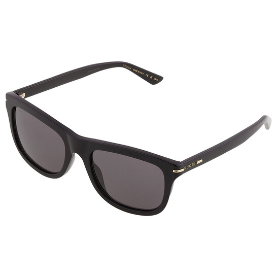 Gucci Grey Rectangular Men's Sunglasses GG1444S 001 55 889652438146 ...