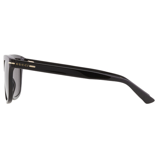 Gucci Grey Rectangular Men's Sunglasses GG1444S 001 55 889652438146 ...