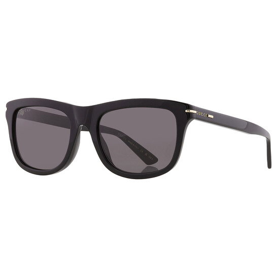 Gucci Grey Rectangular Men's Sunglasses GG1444S 001 55 889652438146 ...