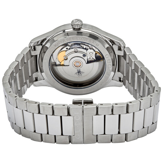 Gucci G-Timeless Automatic Black Onyx Stone Dial Ladies Watch YA1264130 ...