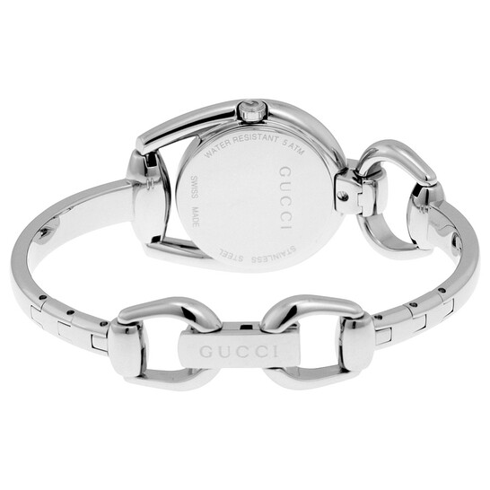 Gucci Horsebit Small Whte Mother of Pearl Dial Ladies Watch YA139504 ...