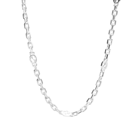 Gucci Interlocking G Chain Necklace YBB759703001 - Jewelry ...