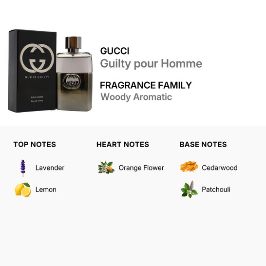 Gucci Men's Gucci Guilty pour Homme EDT Spray 1.6 oz (50 ml ...