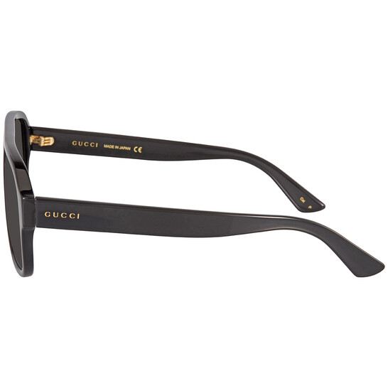 Gucci Polarized Grey Navigator Men's Sunglasses GG0925S 005 58 ...