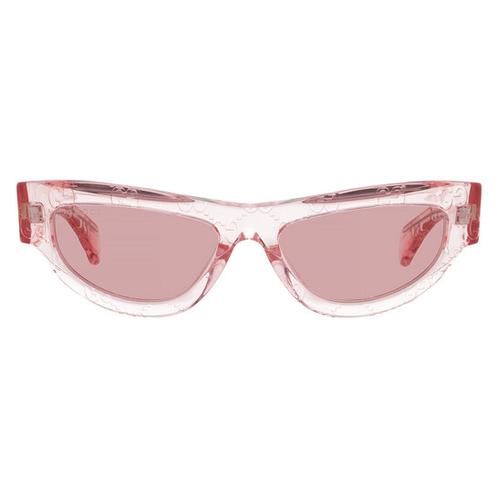 Gucci Red Cat Eye Ladies Sunglasses GG1834S 010 53 889652566948 ...