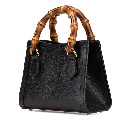 Gucci - Small Calfskin Bamboo Diana Satchel 702732 520981 - Pre-Owned ...