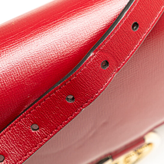 Gucci - Small Textured Calfskin GG Ring Torchon Crossbody 589474 525040 ...