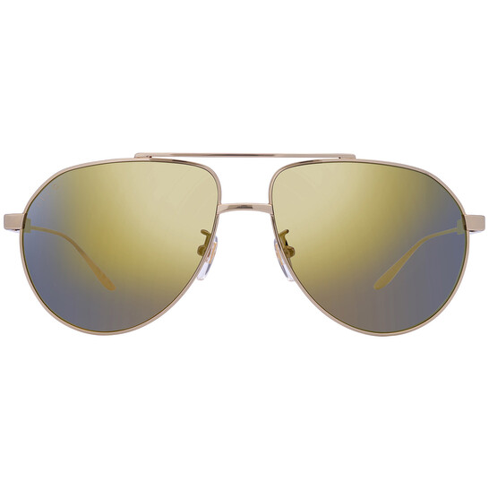 Gucci Yellow Pilot Men's Sunglasses GG1311S 002 61 889652413426 ...