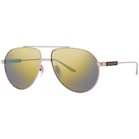 Gucci Yellow Pilot Men's Sunglasses GG1311S 002 61 889652413426 ...