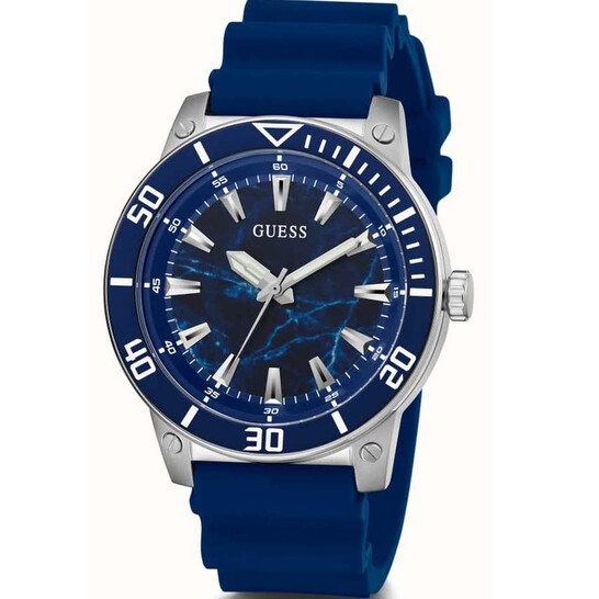 Guess Classic Blue Dial Men's Watch GW0420G1 091661526664 - Watches ...
