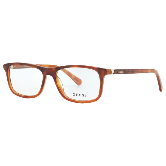Guess Demo Rectangular Men's Eyeglasses GU50054 053 53 889214309570 ...