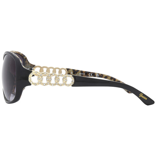 Guess Factory Smoke Gradient Oval Ladies Sunglasses GF04 01B 63 ...