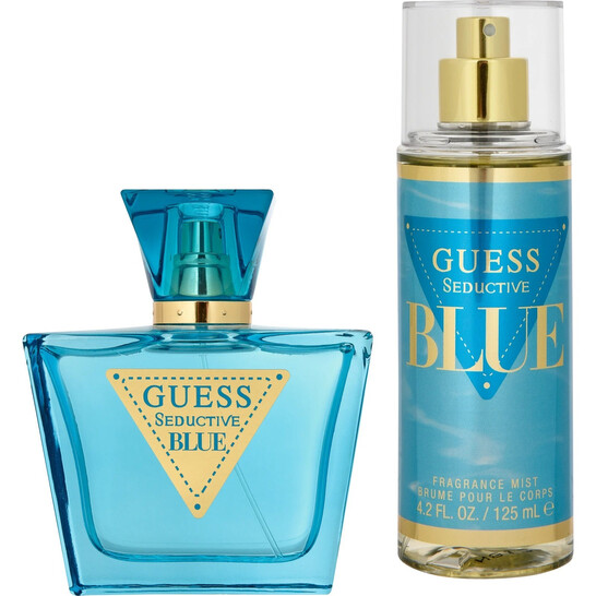 Guess Ladies Seductive Blue 2pcs EDT Gift Set Fragrances 085715329738 ...