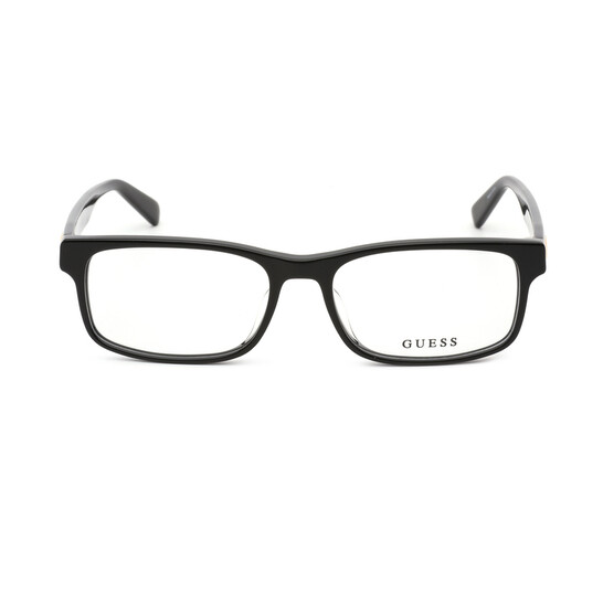 Guess Men's Black Rectangular Eyeglass Frames GU1993-F00156 889214154088 - Eyeglasses, Guess ...