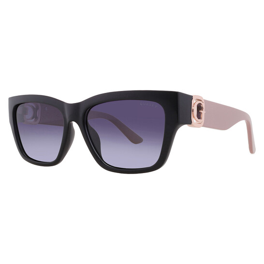 Guess Polarized Smoke Rectangular Ladies Sunglasses GU00105 05D 56 ...