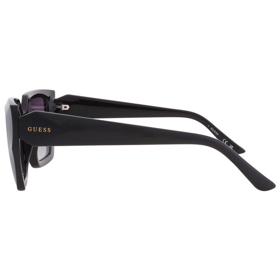 Guess Smoke Gradient Geometric Ladies Sunglasses GU7896 01B 53 ...