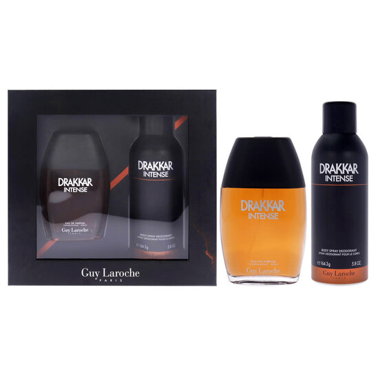 Guy Laroche Men's Drakkar Intense Gift Set Fragrances 5029726285275 ...