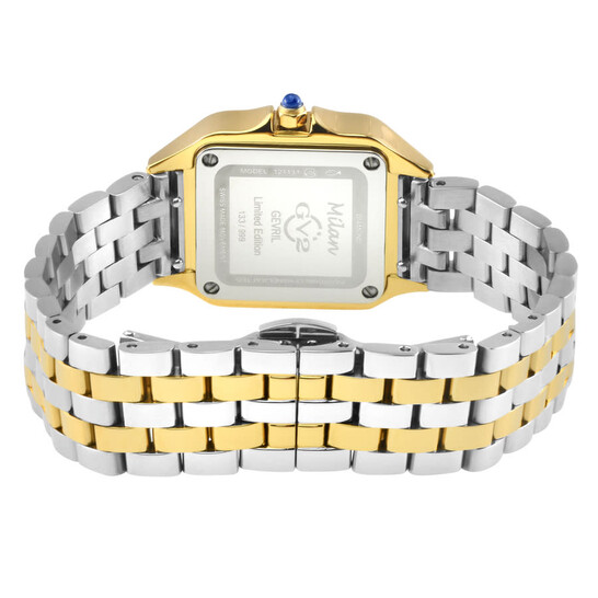 Gv2 By Gevril Milan Diamond Green Dial Ladies Watch 121131B ...