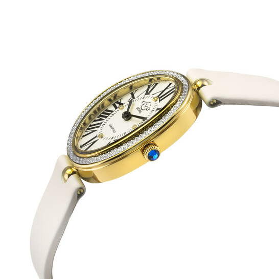Gv2 By Gevril Piazza Navona Quartz White Dial Ladies Watch 14811.2 ...