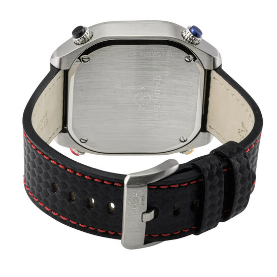 Gv2 By Gevril Quattro Quartz Black Dial Men's Watch 43400 840840147028 ...