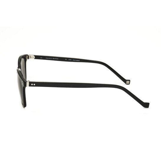 Hackett Men's Black Rectangular Sunglasses HEBS182 840311405244 ...