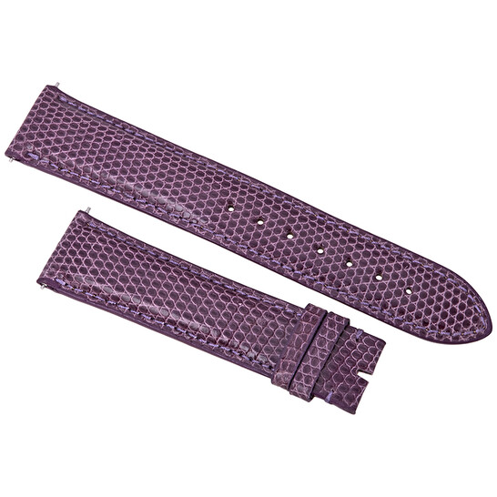Hadley Roma 20 MM Shiny Grape Lizard Leather Strap 20LIZ56M ...