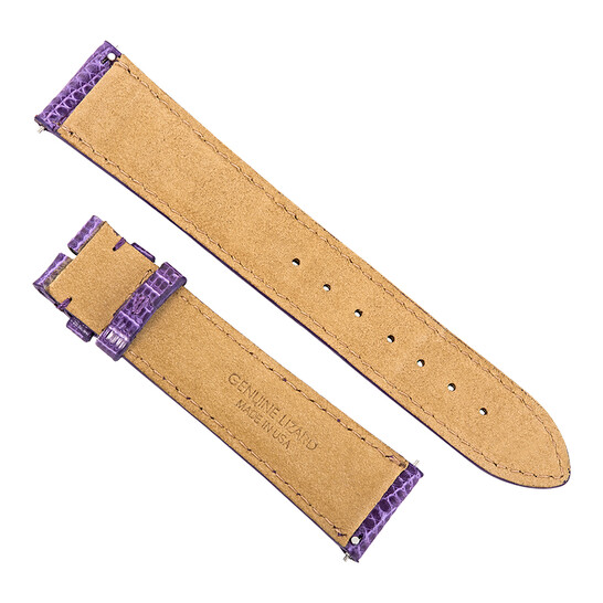 Hadley Roma 21 MM Shiny Indigo Lizard Leather Strap 21LIZ41M ...