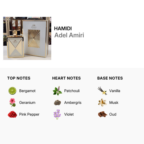 Hamidi Unisex Adel Amiri EDP Spray 3.4 oz Fragrances 6295199800607 ...